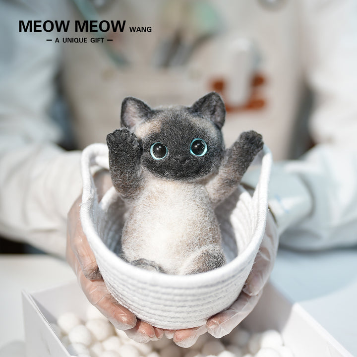 B13:Soft And Skinny Siamese Cat – Squishy Wang Diy
